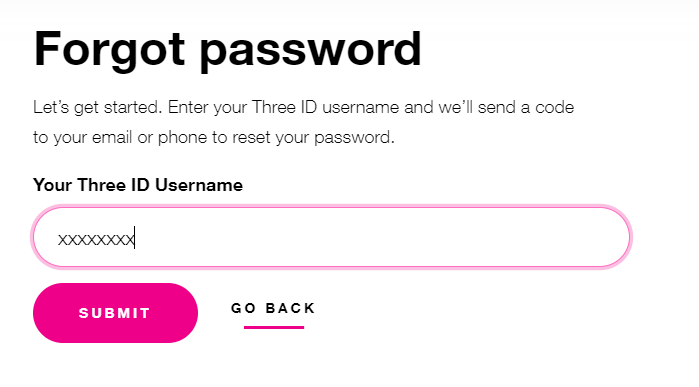 How to Reset My3 Password - 3Community - 519331