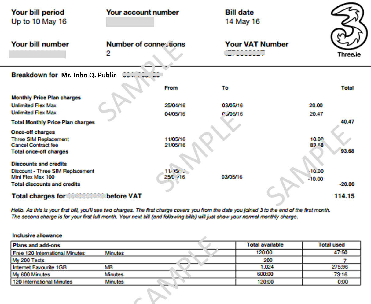 Your Bill Explained