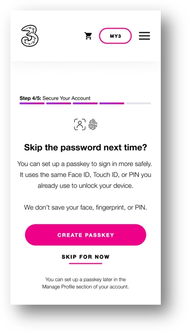 How To: Register for My3