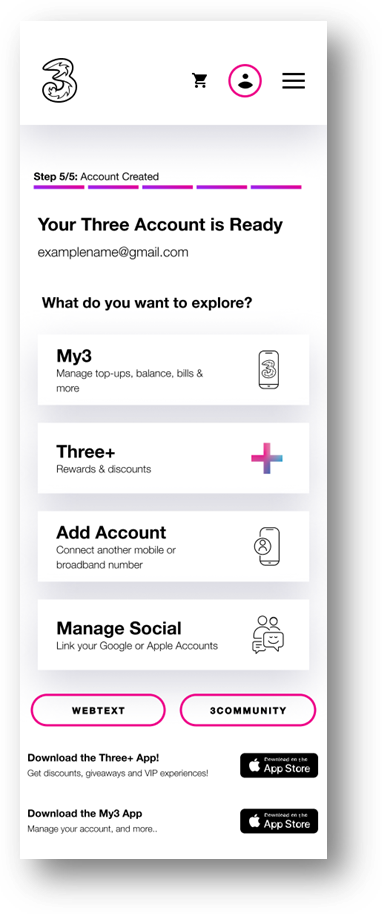 How To: Register for My3
