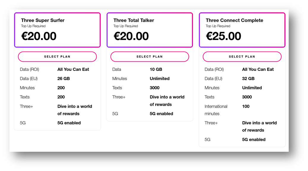 How to: Choose a Prepay Plan