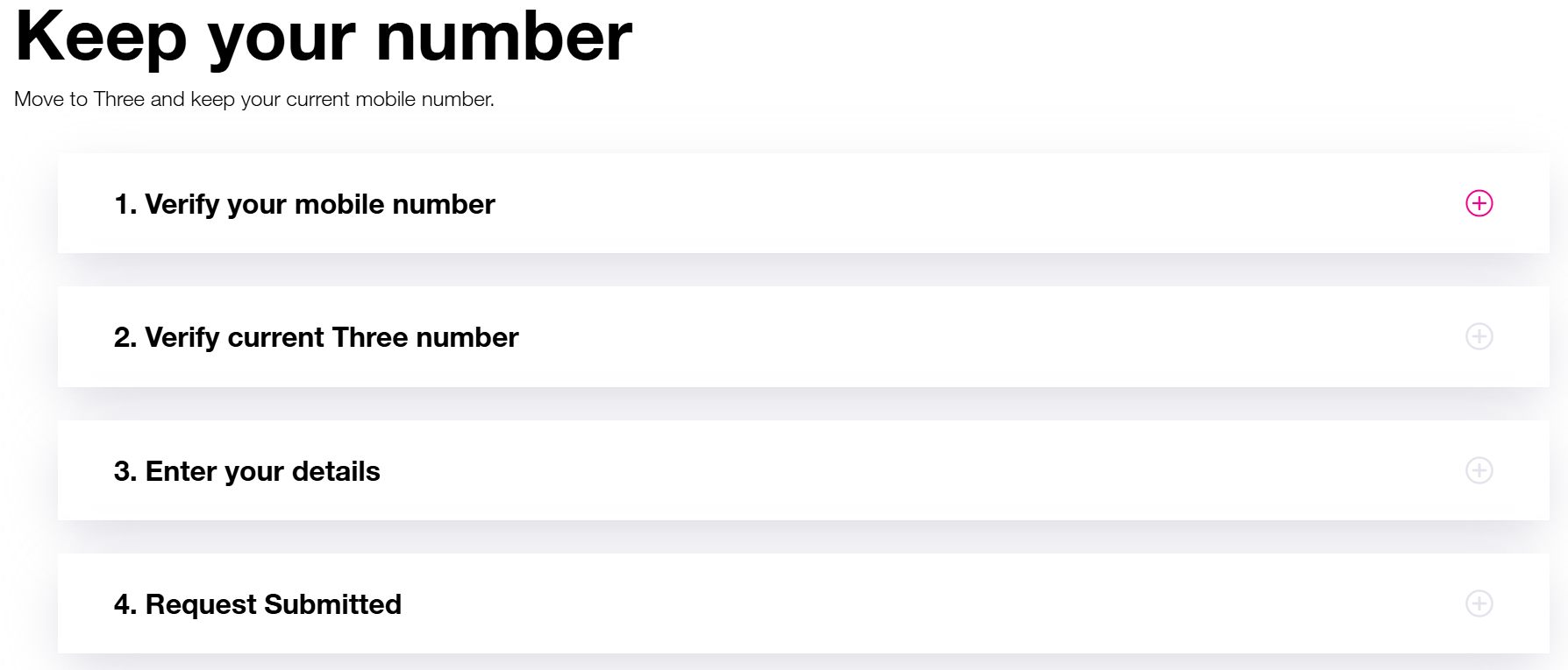 How to Keep your Number